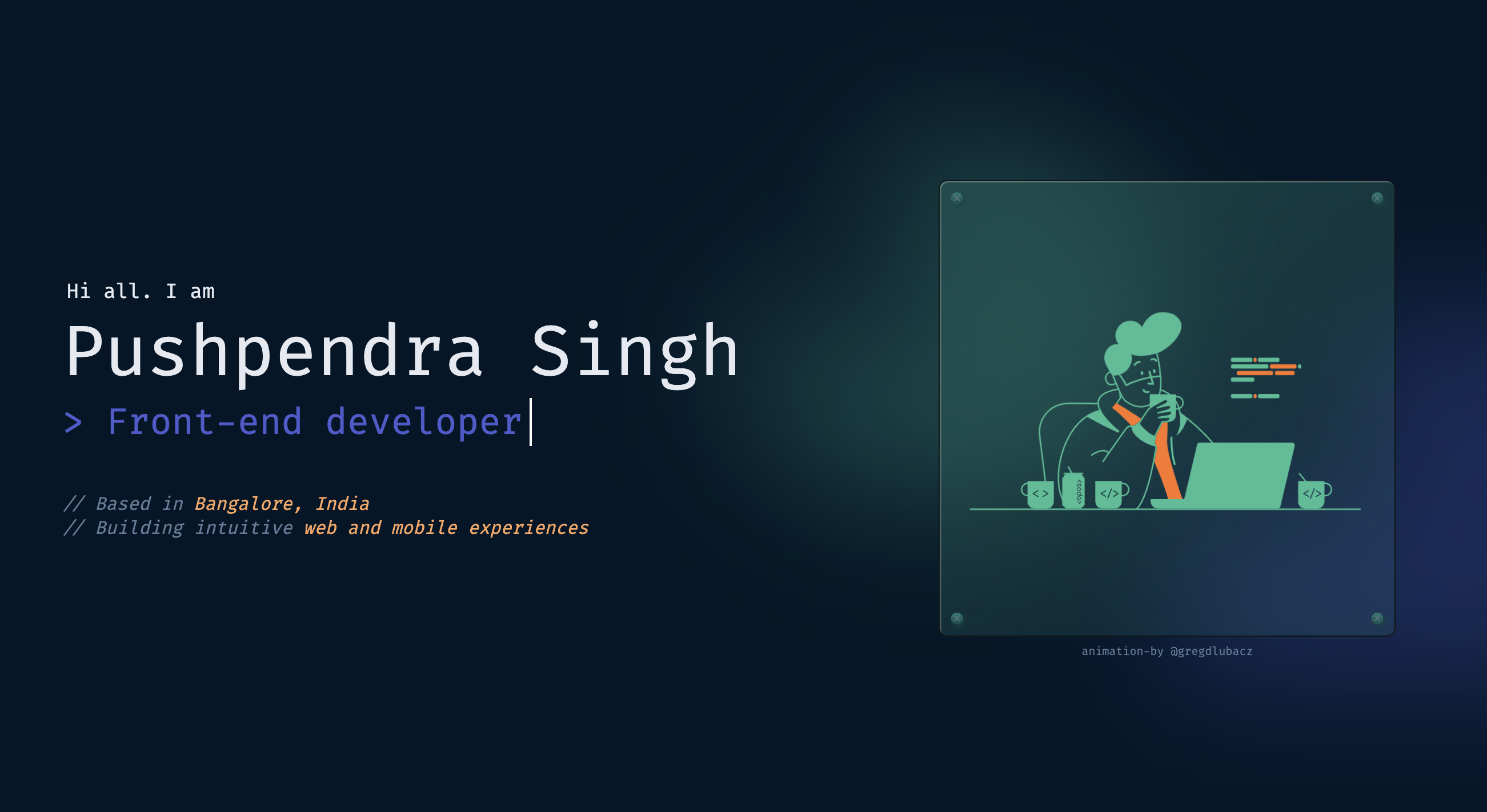 Pushpendra Singh | Portfolio